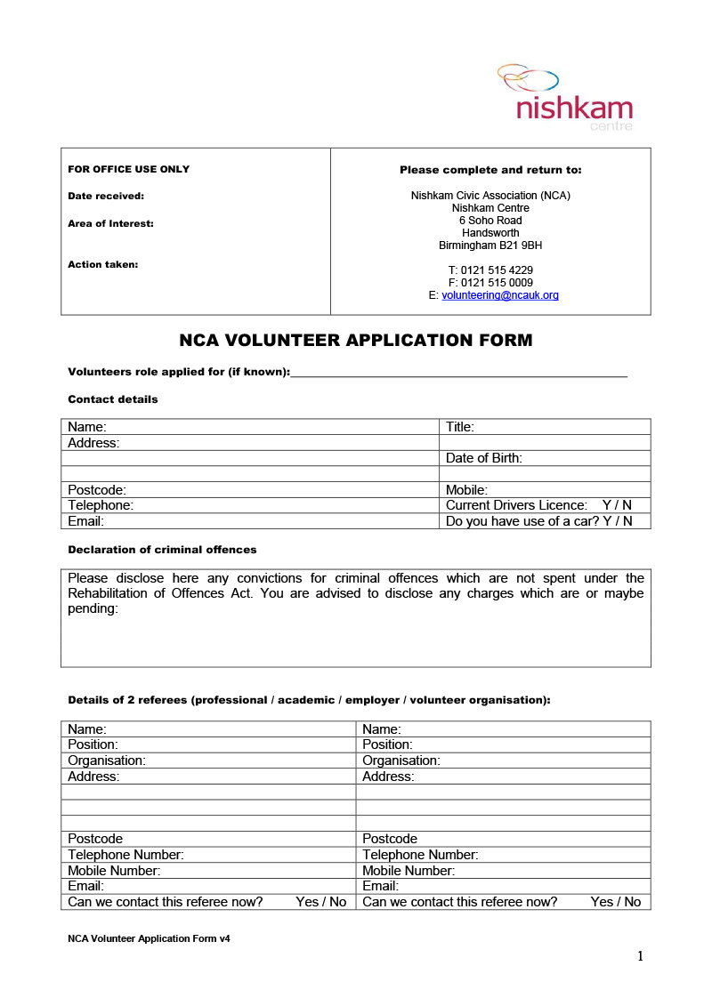 Volunteering FAQ's | Nishkam Centre